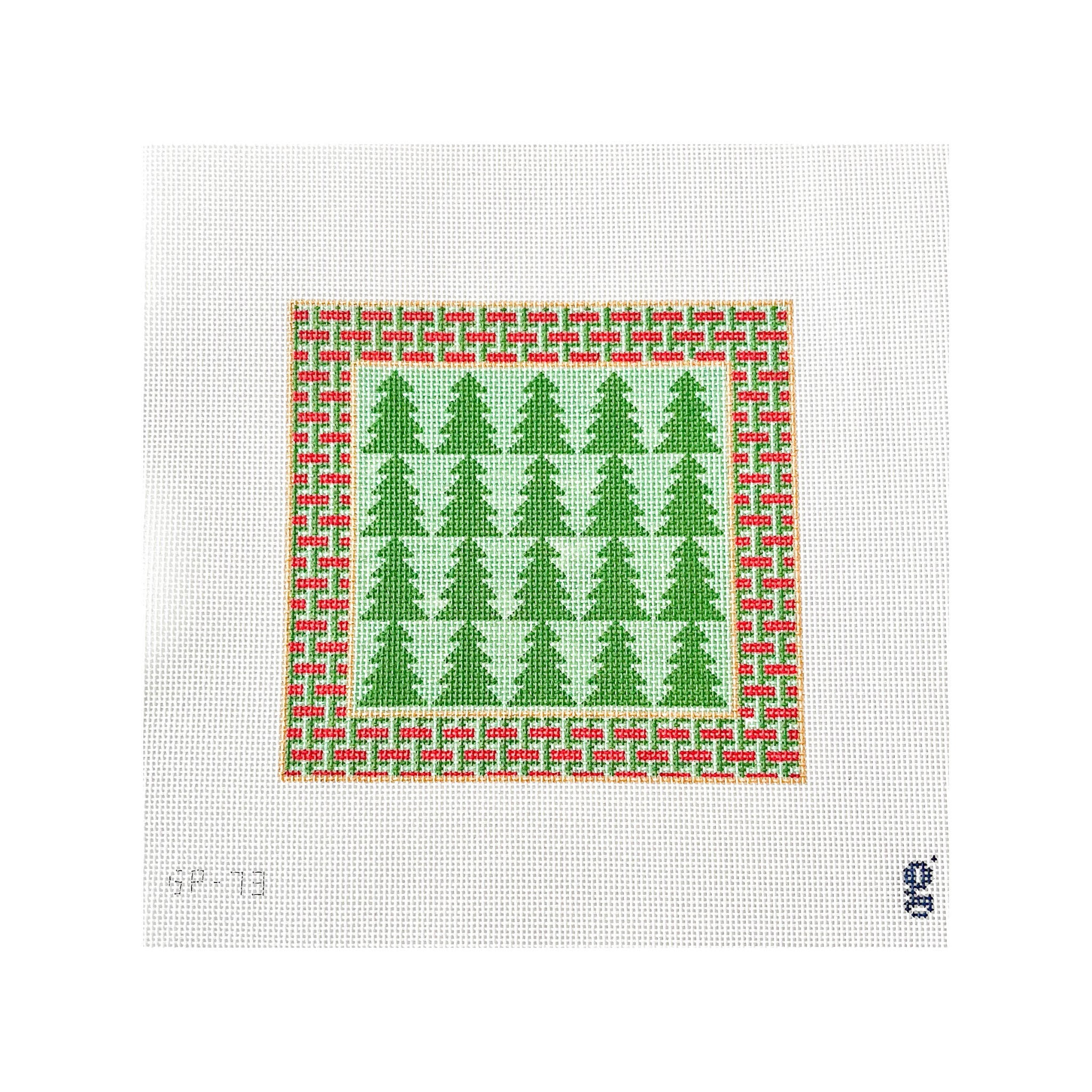 Interlocking Trees Canvas – Goodpoint Needlepoint