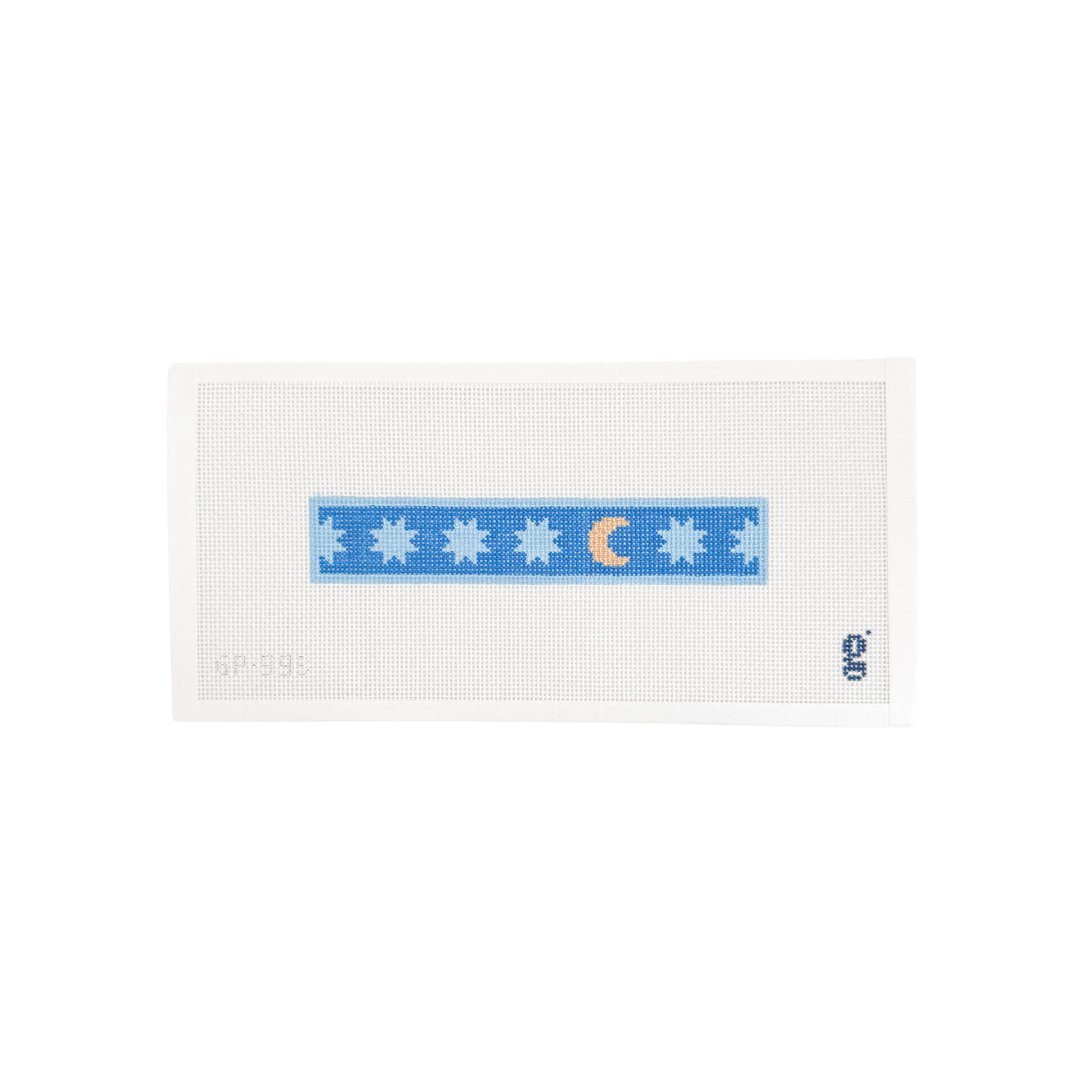 Moon and Stars Fob - Blue – Goodpoint Needlepoint