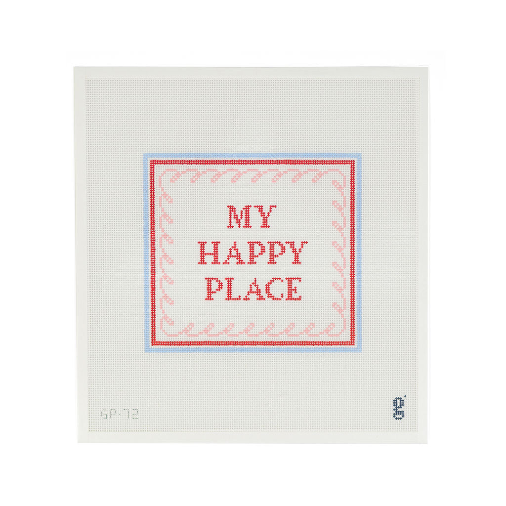 My Happy Place Canvas – Goodpoint Needlepoint